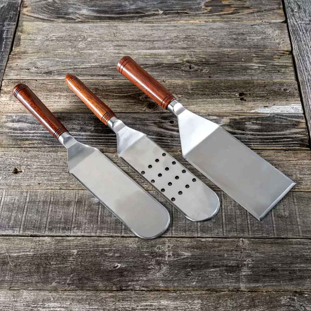 3 Griddle Spatula Kit Set - 3 Piece Set | ExoticBlanks