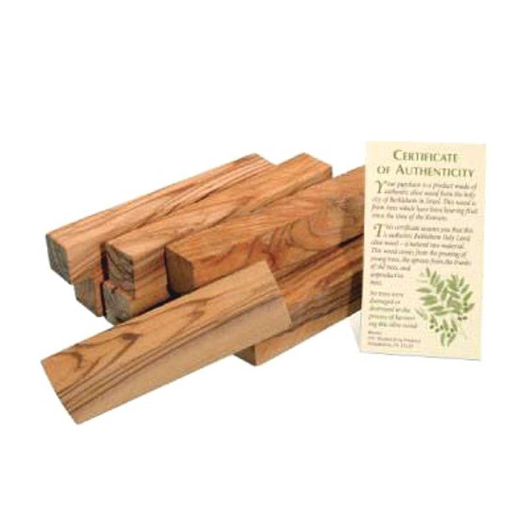 Bethlehem Olivewood Offcuts - 1lb Package | ExoticBlanks
