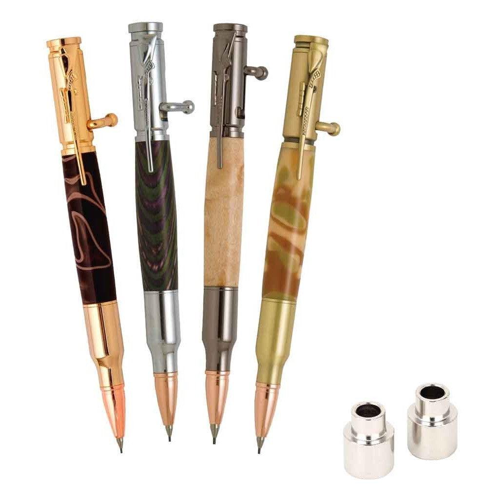 Bolt Action Pencil Starter Set - 4 Pencil Kits | ExoticBlanks