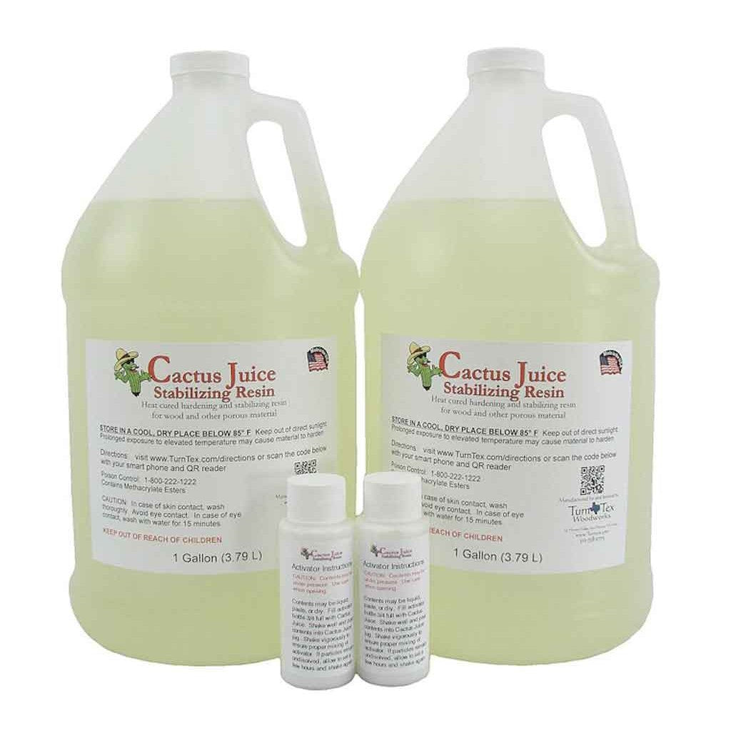 Cactus Juice Stabilizing Resin - 2 Gallons | ExoticBlanks