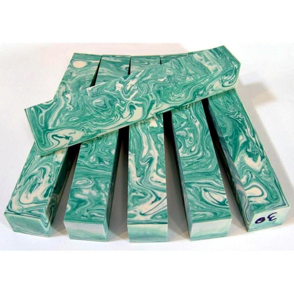 Alumilite Pen Blanks #30 - Mint Majesty | ExoticBlanks