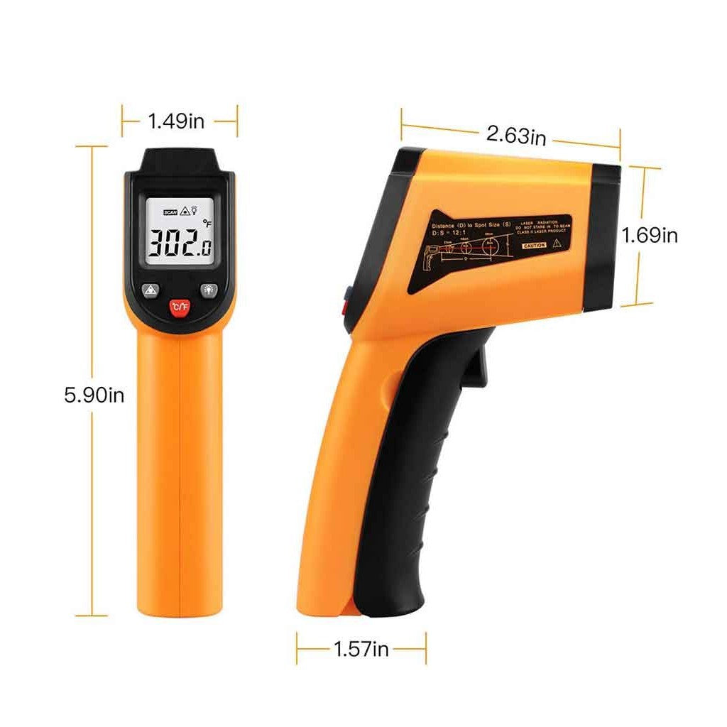 Digital Infrared Laser Temperature Gun AAA | ExoticBlanks