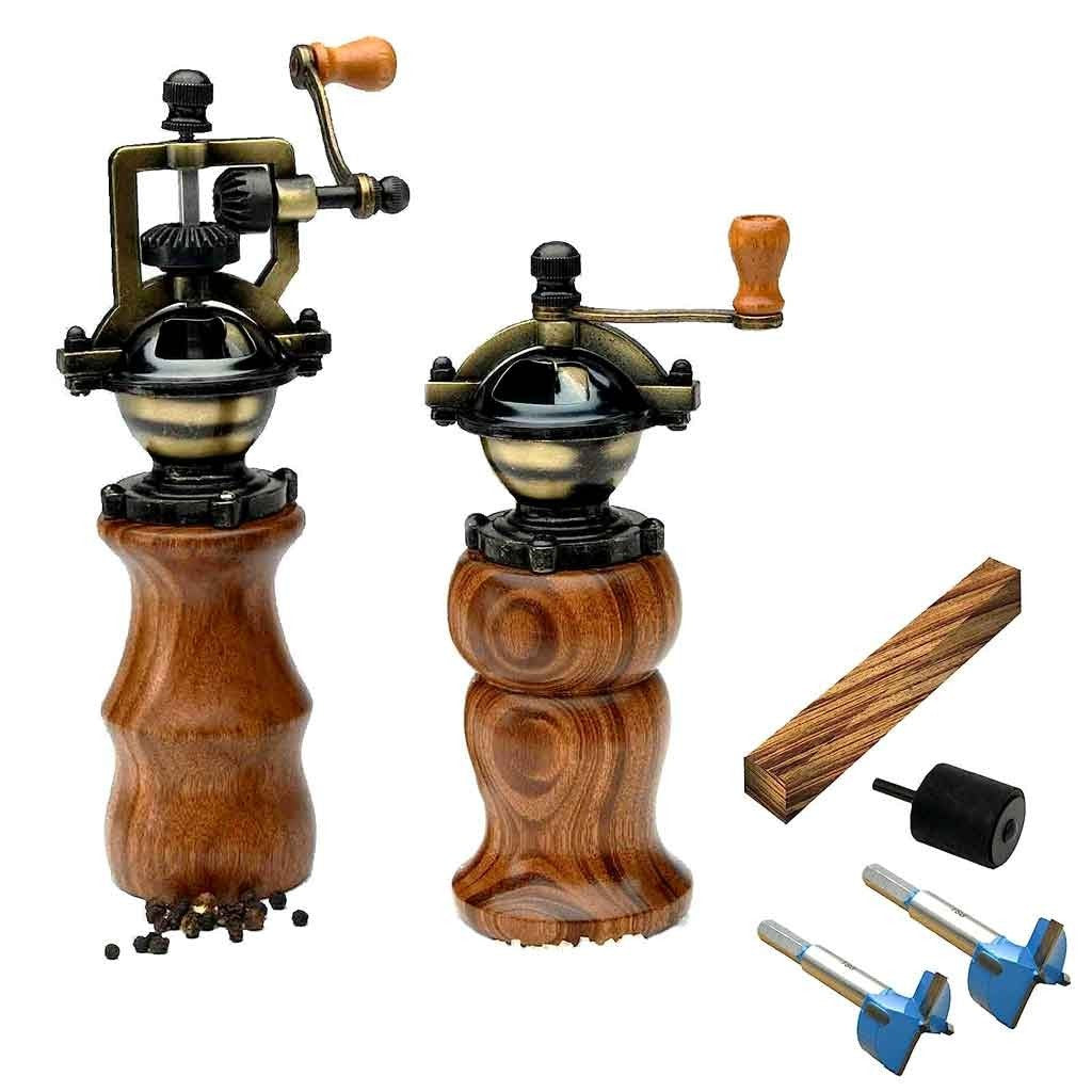 EZ-Assemble Salt & Pepper Mill Starter Set - 2 Mill Starter| ExoticBlanks