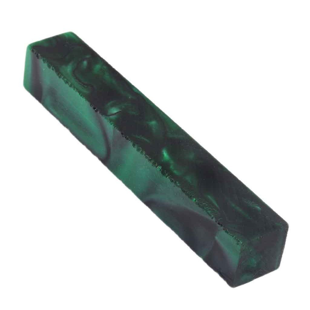 Emerald Swirl Acrylic Pen Blank | ExoticBlanks