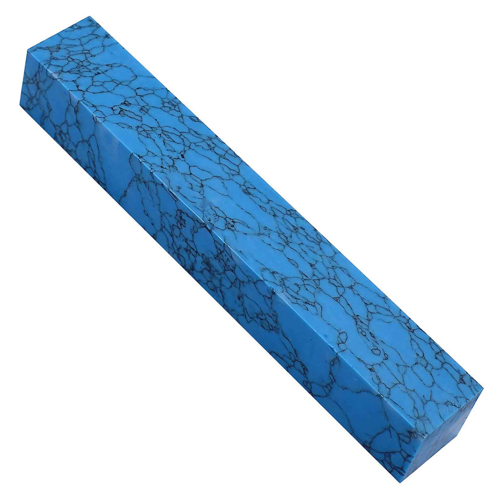 Blue Diamond Faux-Stone Pen Blanks | ExoticBlanks
