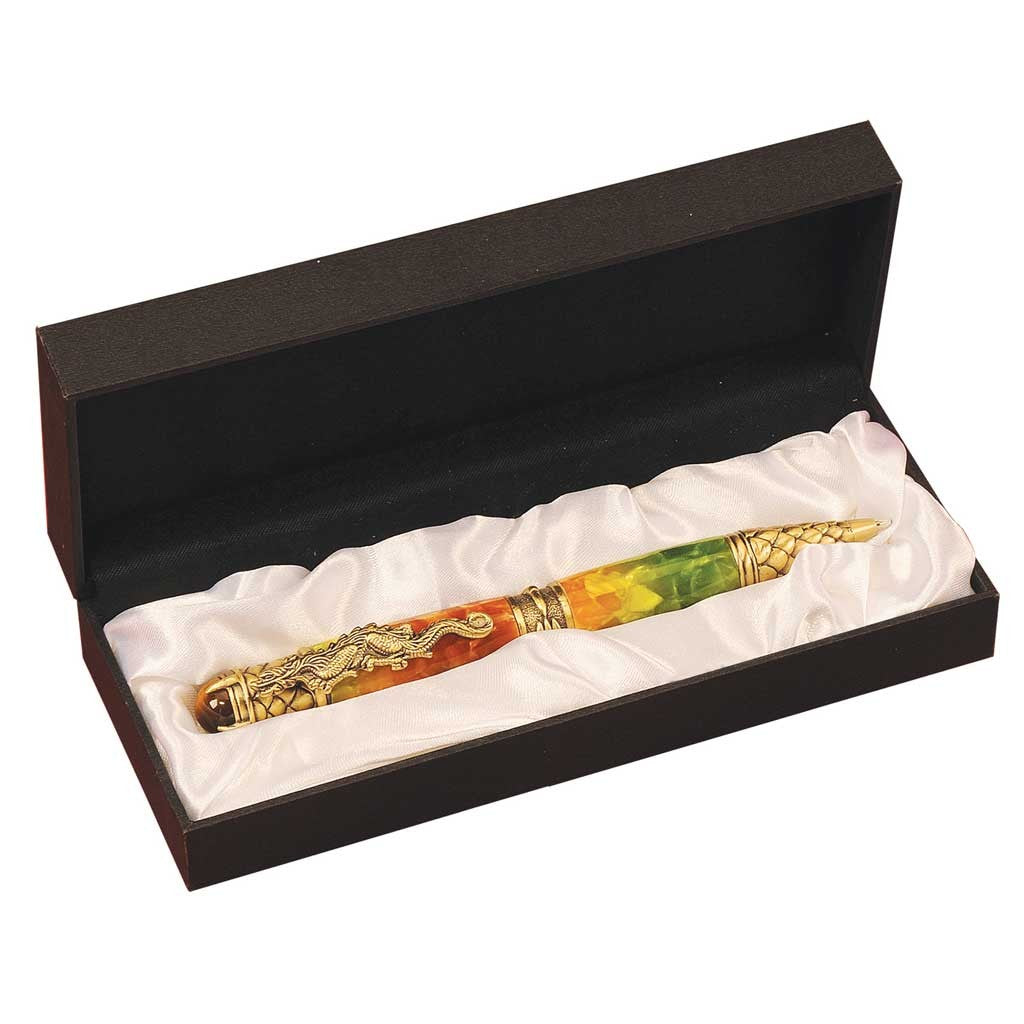 Fits Every Pen Satin Bed Pen Box - White Interior | ExoticBlanks