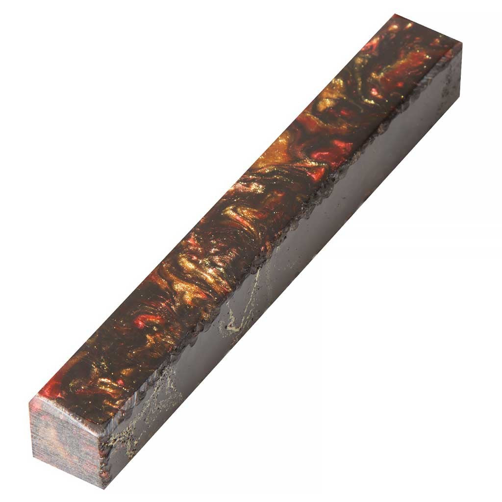 Golden Glimmer Pen Blank - Midnight Glow – ExoticBlanks