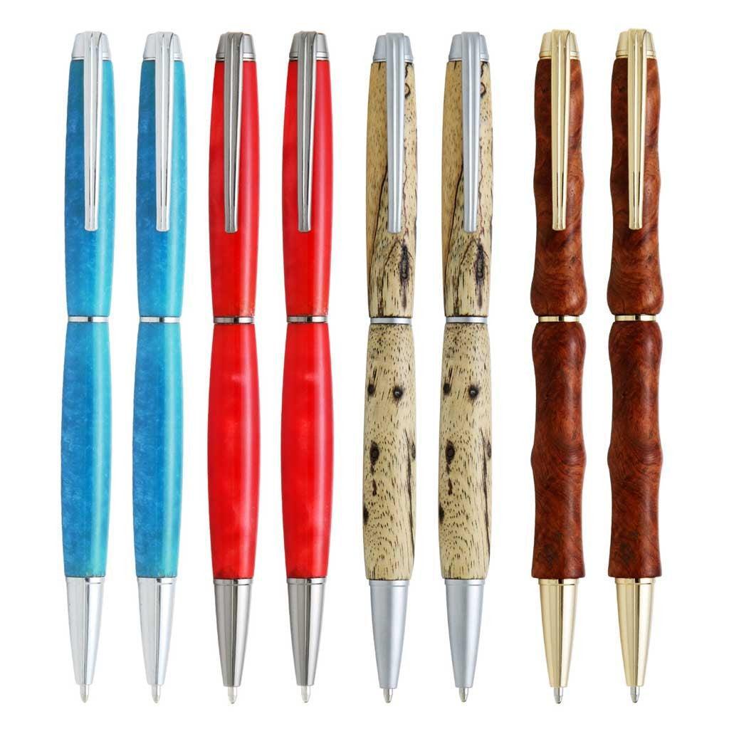 Groove Twist Pen Kit Variety Set - 8 Pen Kits | ExoticBlanks