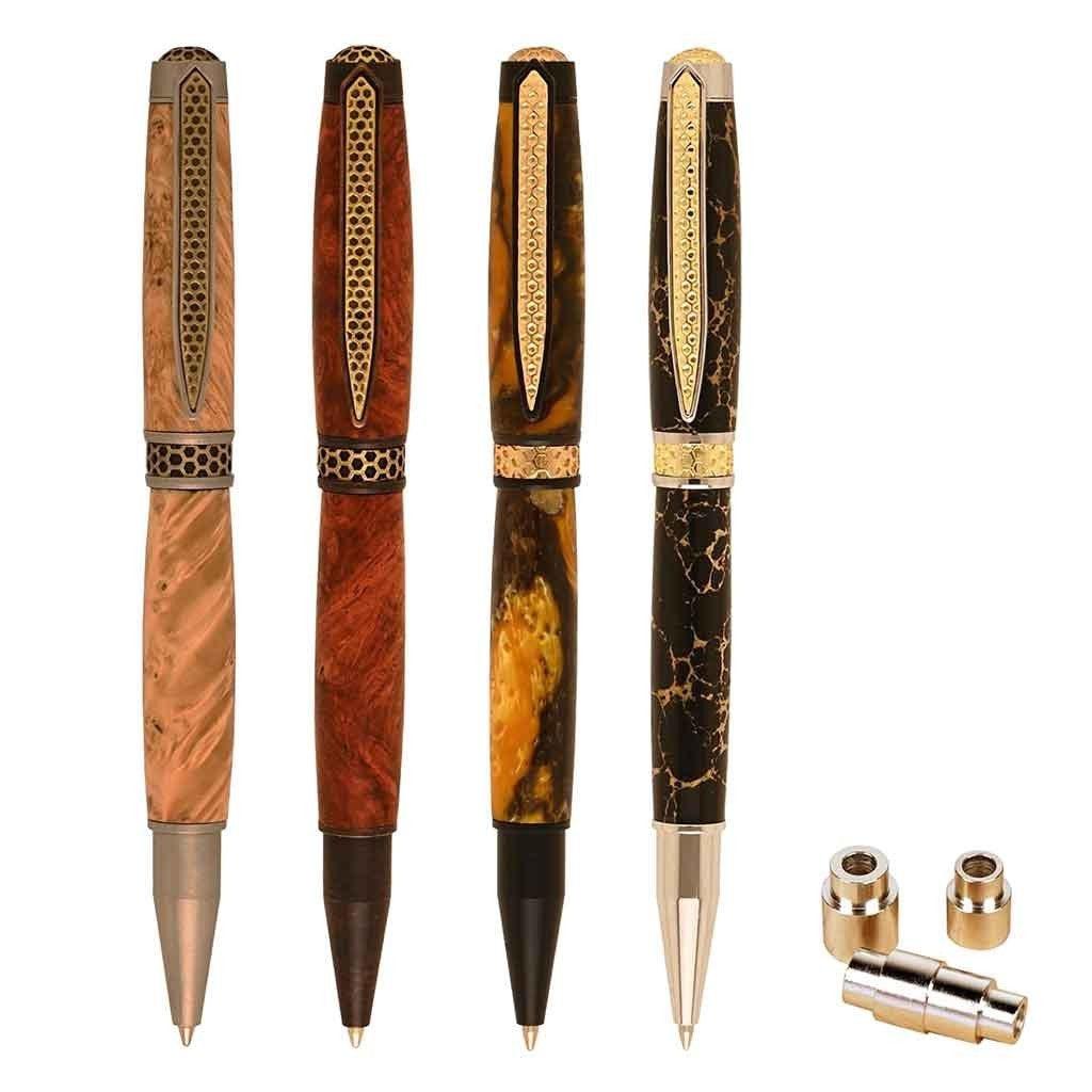 Honeycomb Pen Kit Starter Set - 4 Pen Kits | ExoticBlanks