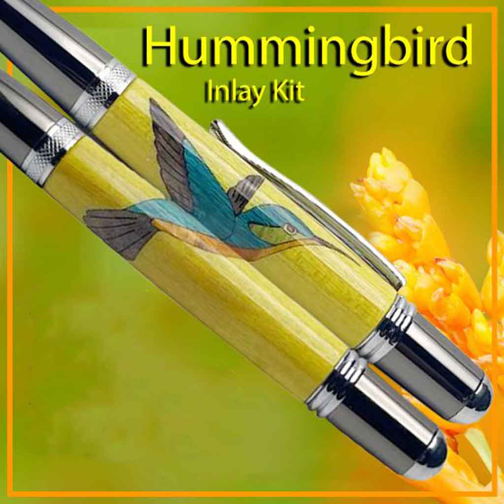 Hummingbird Laser Inlay Kit - Sierra Pen Kits | ExoticBlanks