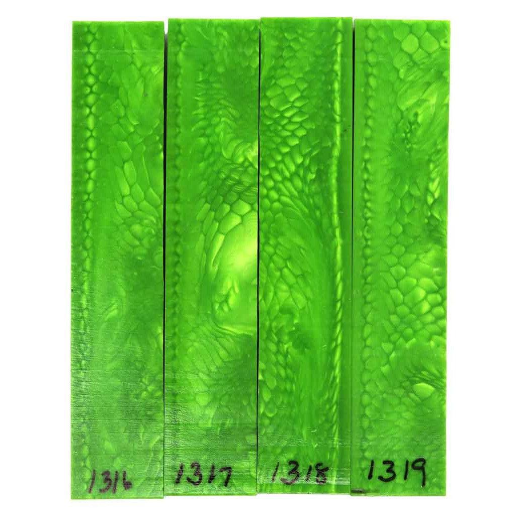 Juma Pen Blanks - Green Mamba #1316-1319 | ExoticBlanks