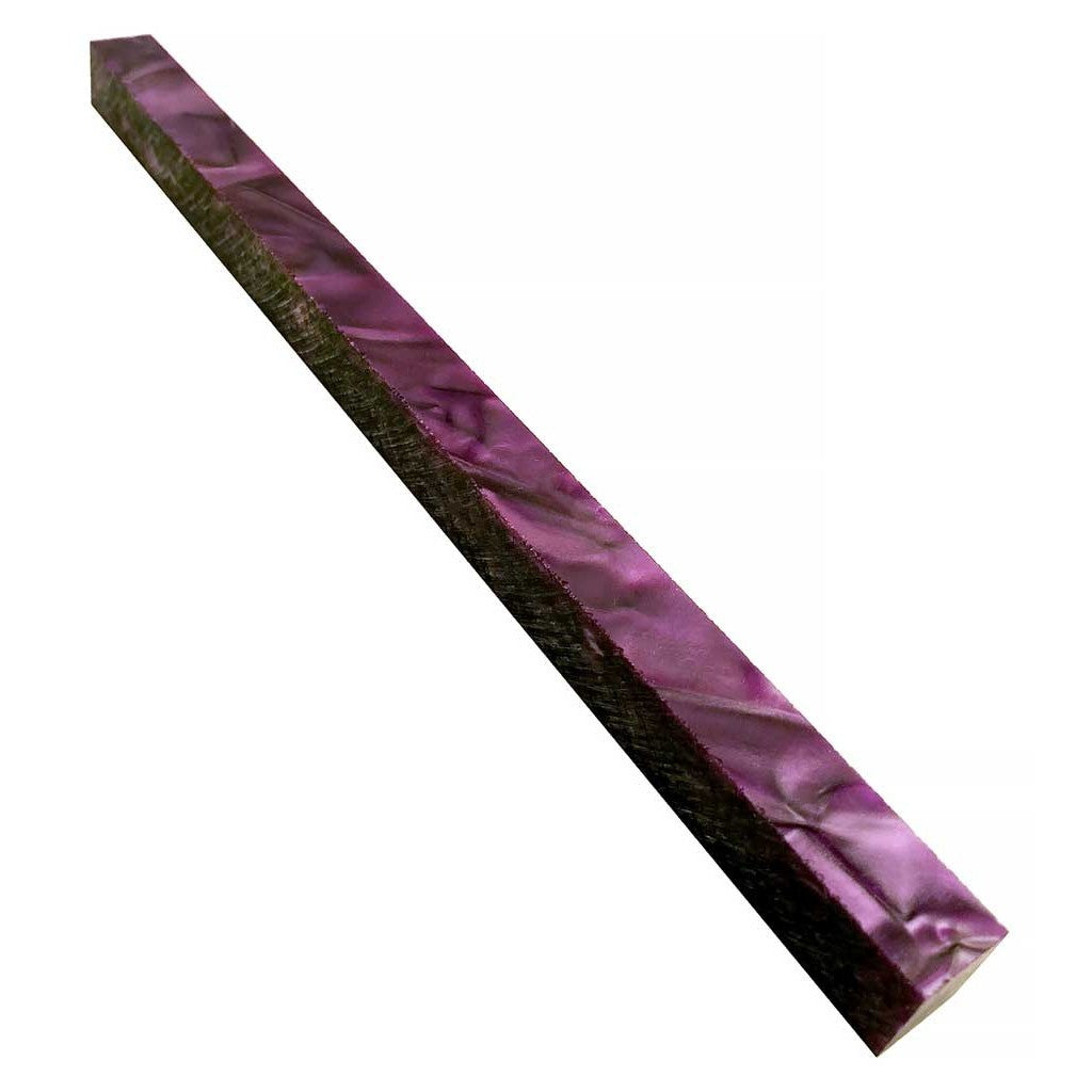 Long Pen Blank - Lava Bright Amethyst Purple Silk 12 in. | ExoticBlanks