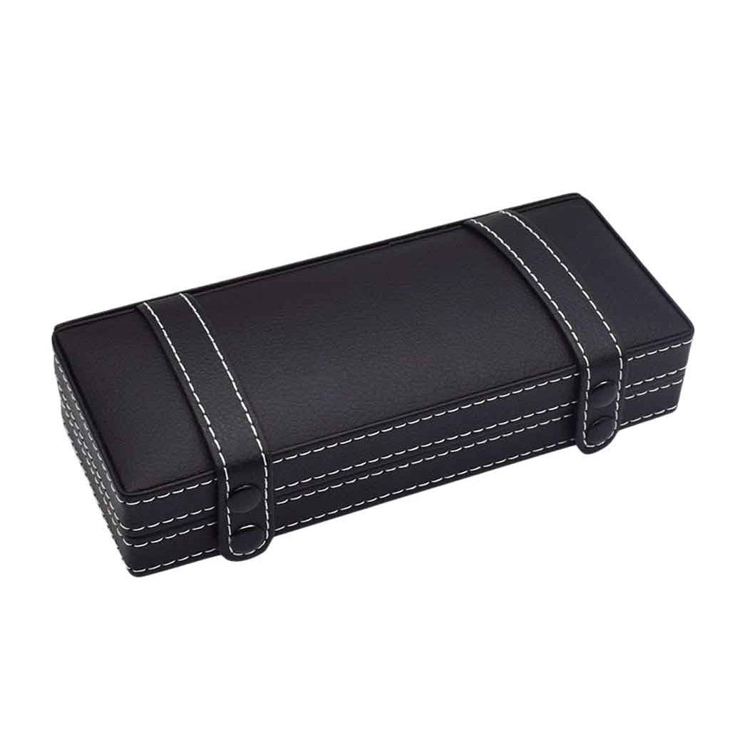 Luxury Black Leather Pen Box | ExoticBlanks