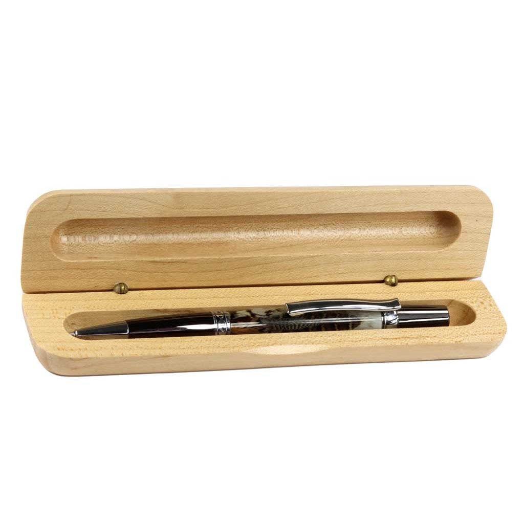 Maple Pen Box - Slim | ExoticBlanks