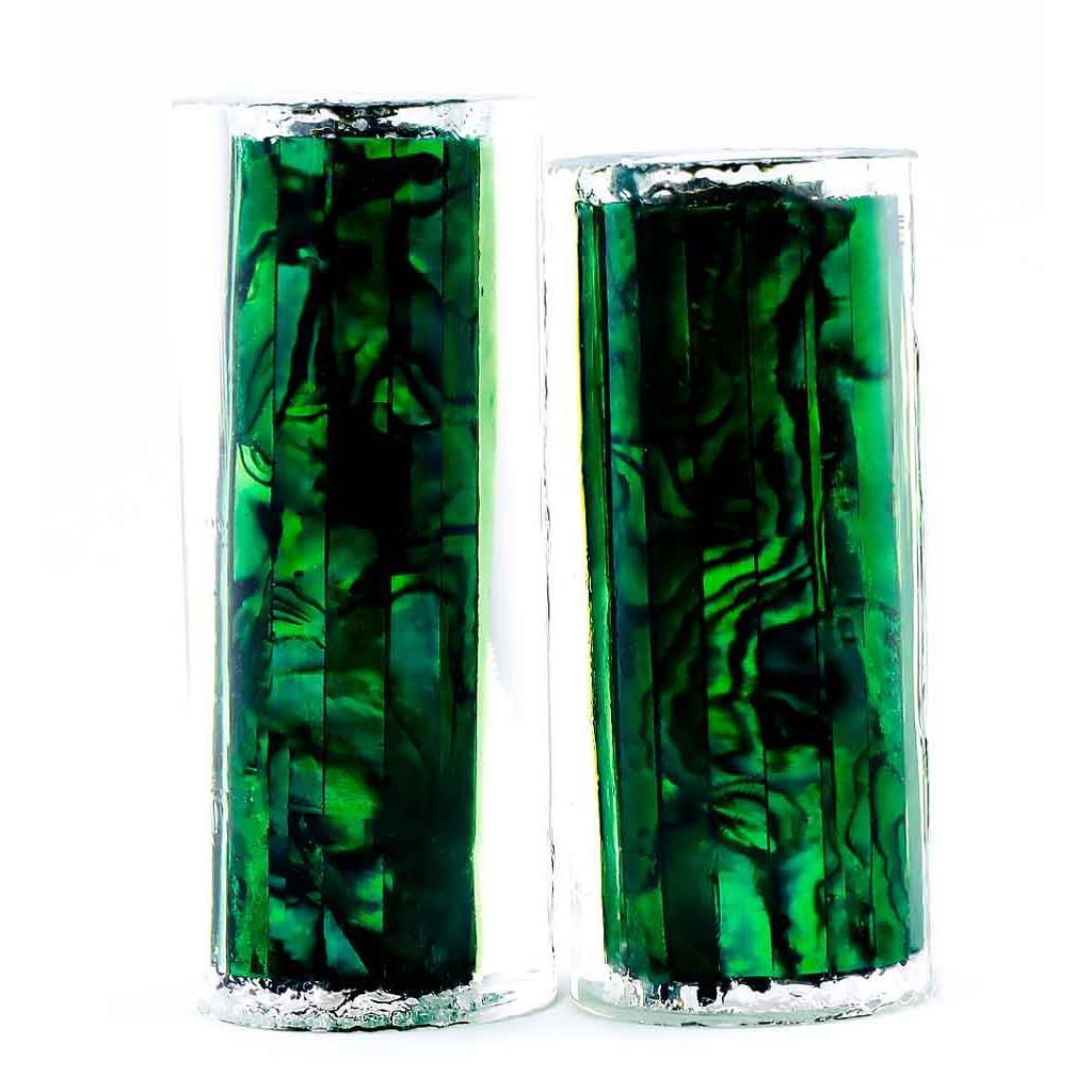 Paua Abalone Shell Pen Blank - Emerald - Jr II Series | ExoticBlanks
