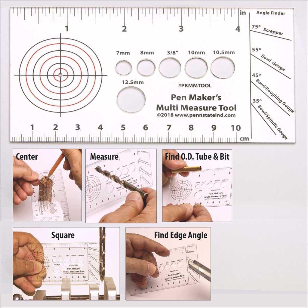 Pen Turners Multi Measure Tool | Turning Tools | ExoticBlanks