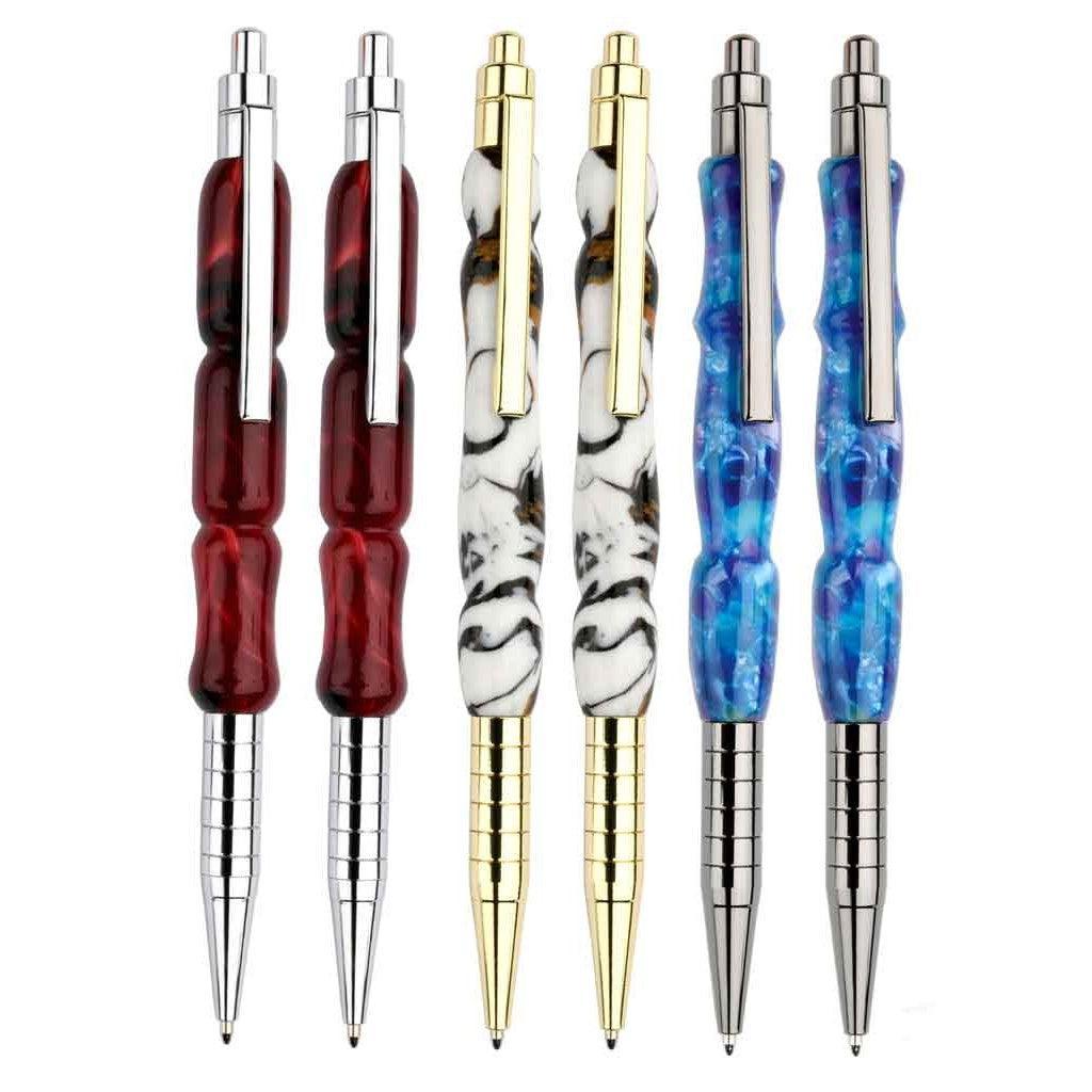 Saxa EDC Click Pen Kit Variety Pack - 6 Pen Kits | ExoticBlanks