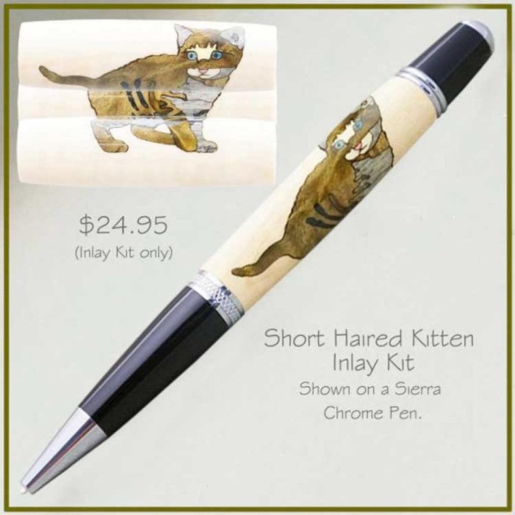 Short Haired Kitten Inlay Kit | Pen Inlay Kits | ExoticBlanks