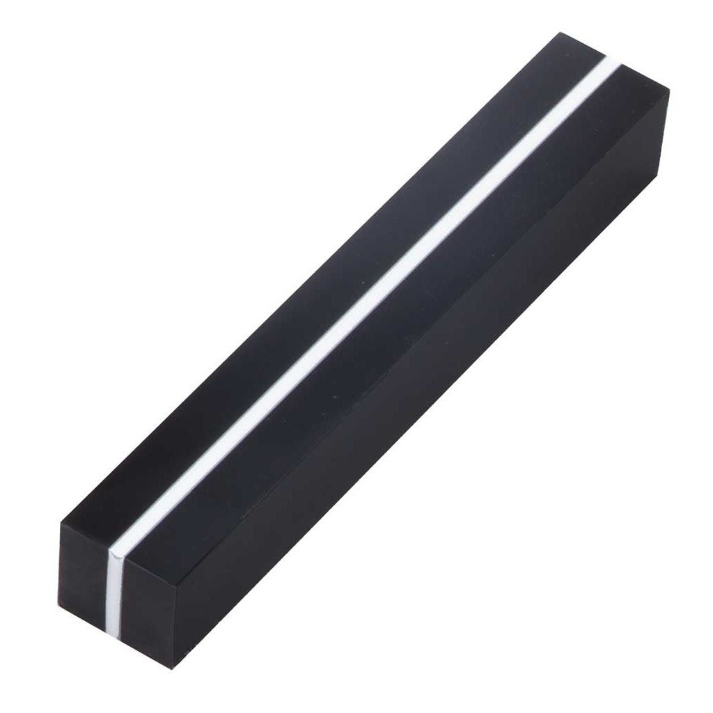 Thin White Line Pen Blank | ExoticBlanks