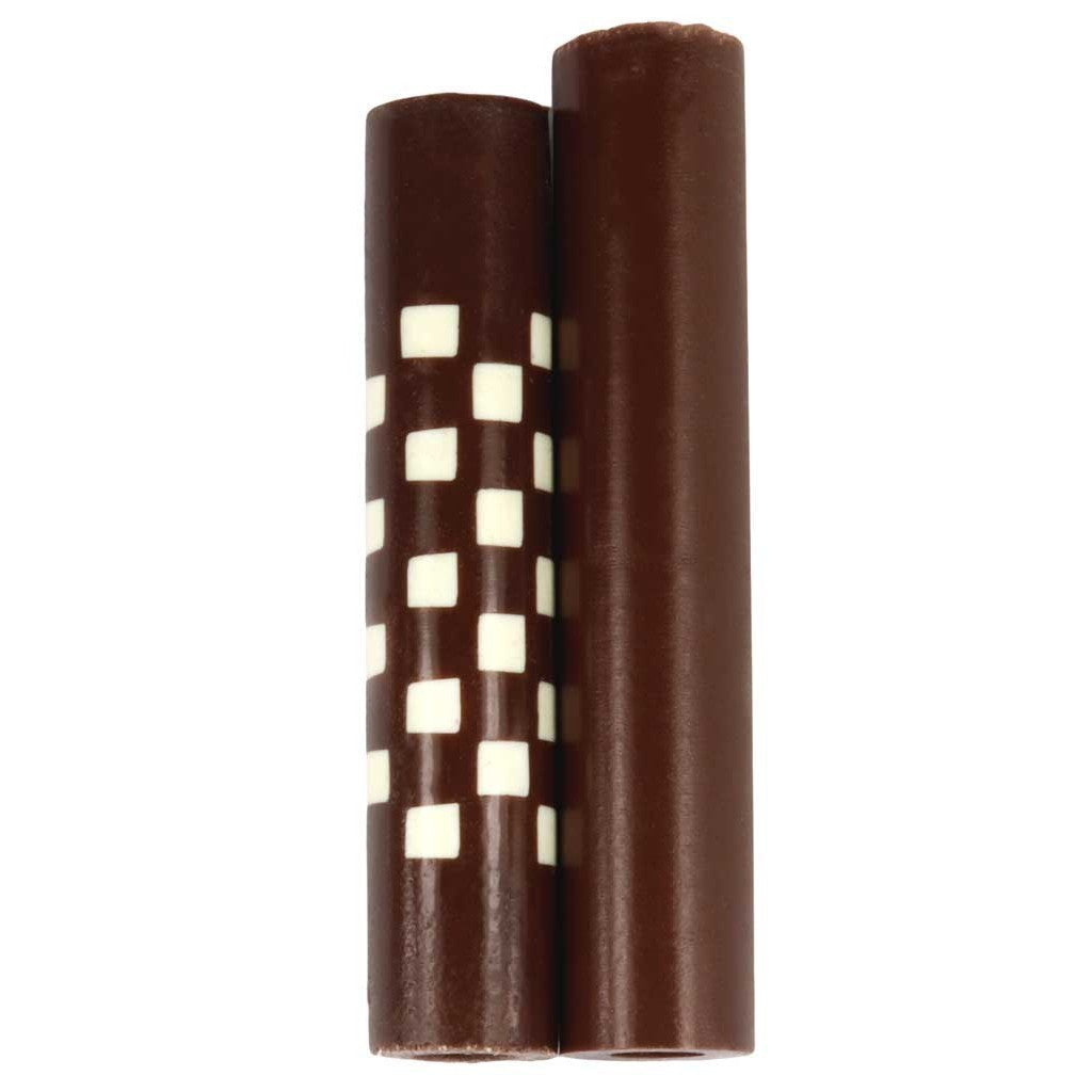Weave Squeeze 360 Rotacrylic Pen Blank - White Brown & Brown | ExoticBlanks