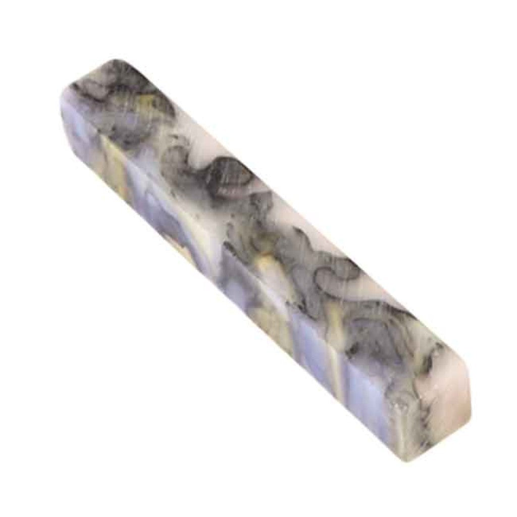 White & Black Swirl Marble Acrylic Pen Blank | ExoticBlanks