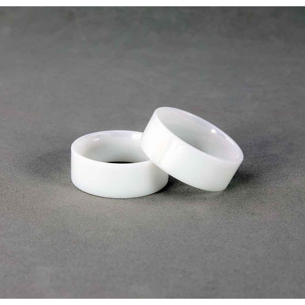Comfort Ring Core - White Ceramic - 8mm | ExoticBlanks