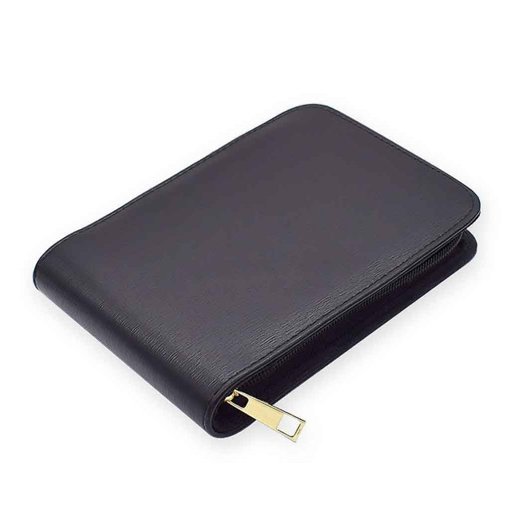 Zippered Leather Pen Pouch - Holds 12 | ExoticBlanks